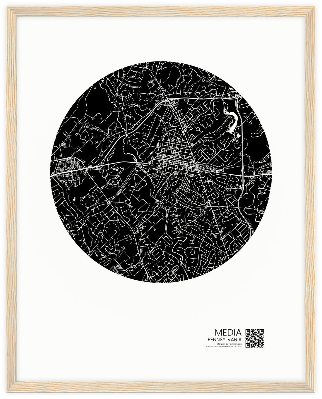 Media, Pennsylvania – Floating Maps